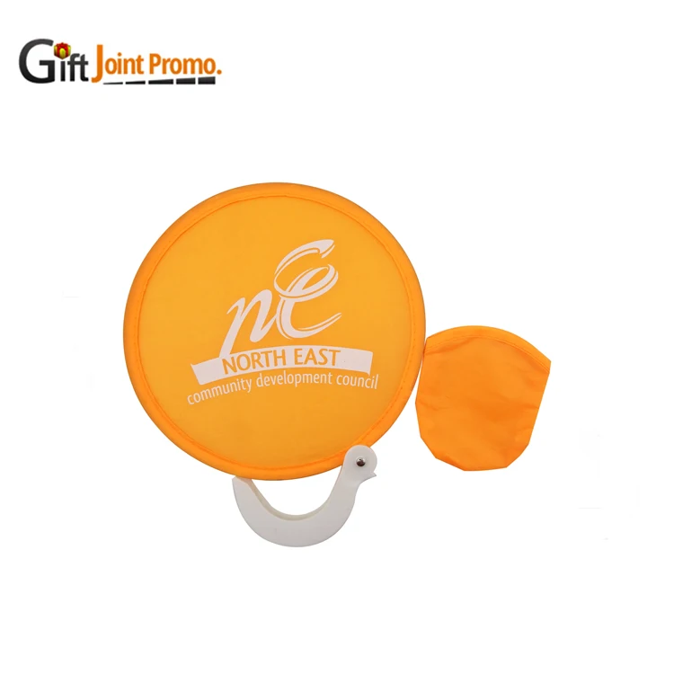 Customized Nylon Foldable Round Fans with Handle| Alibaba.com