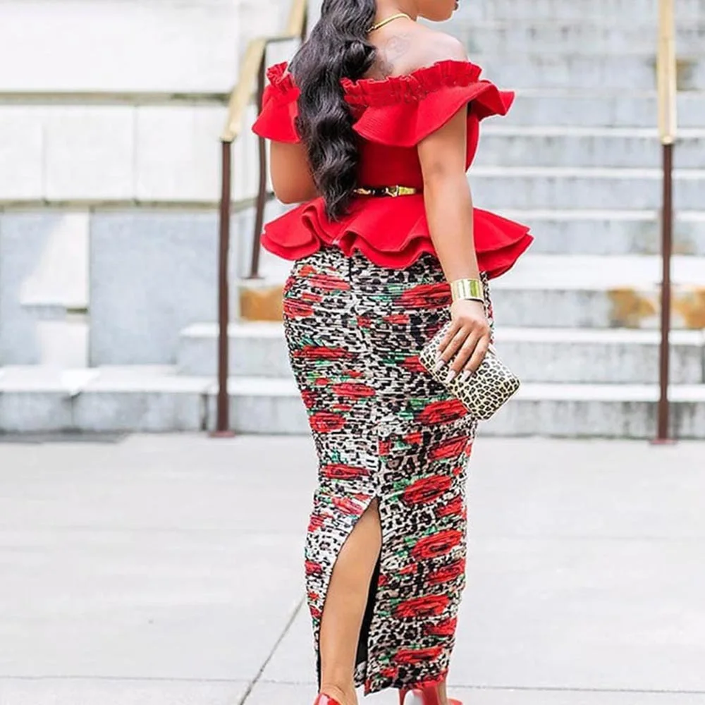 Turkey Clothes Flower Dresses Women Off Shoulder Turkey Women Office Dresses Plus Size Women