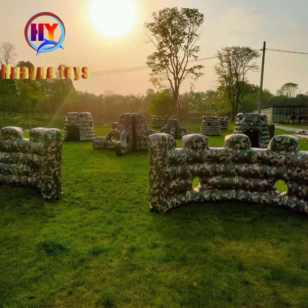 Gel Balls Guns and Paintball Air Bunkers Arena Archery Fighting Field ...