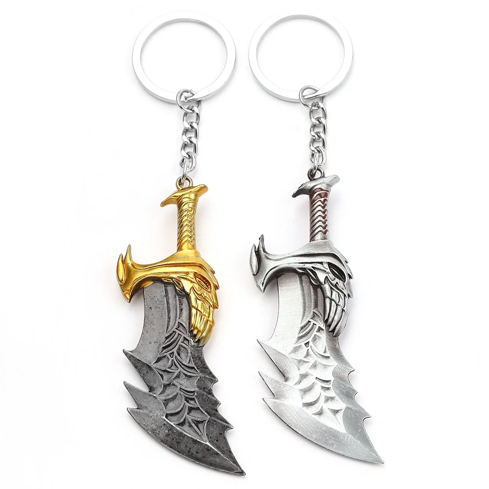 God of War 4 Kratos Weapon Greatsword Keychain Metal Blade of Chaos ...
