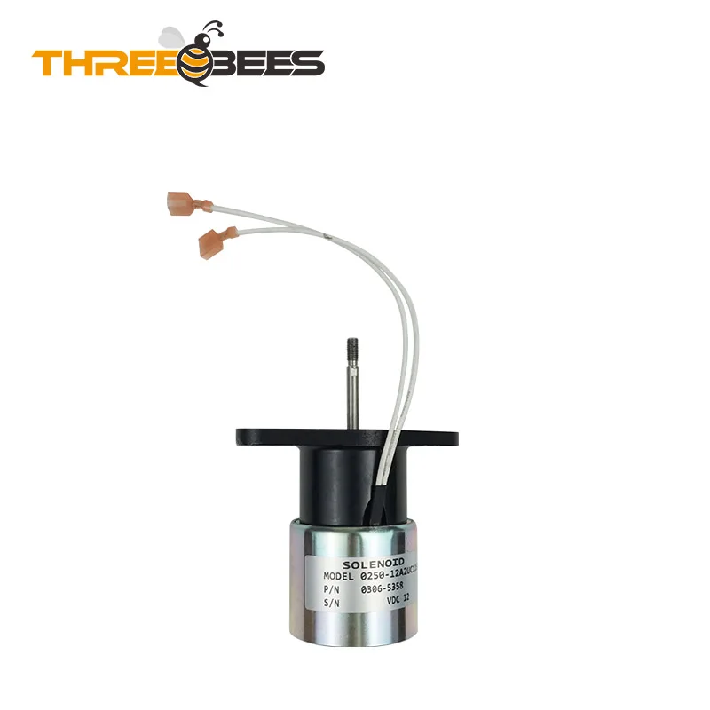 12v Push Pull Stop Solenoid Flameout Solenoid Valve 12V Shut-Off ...
