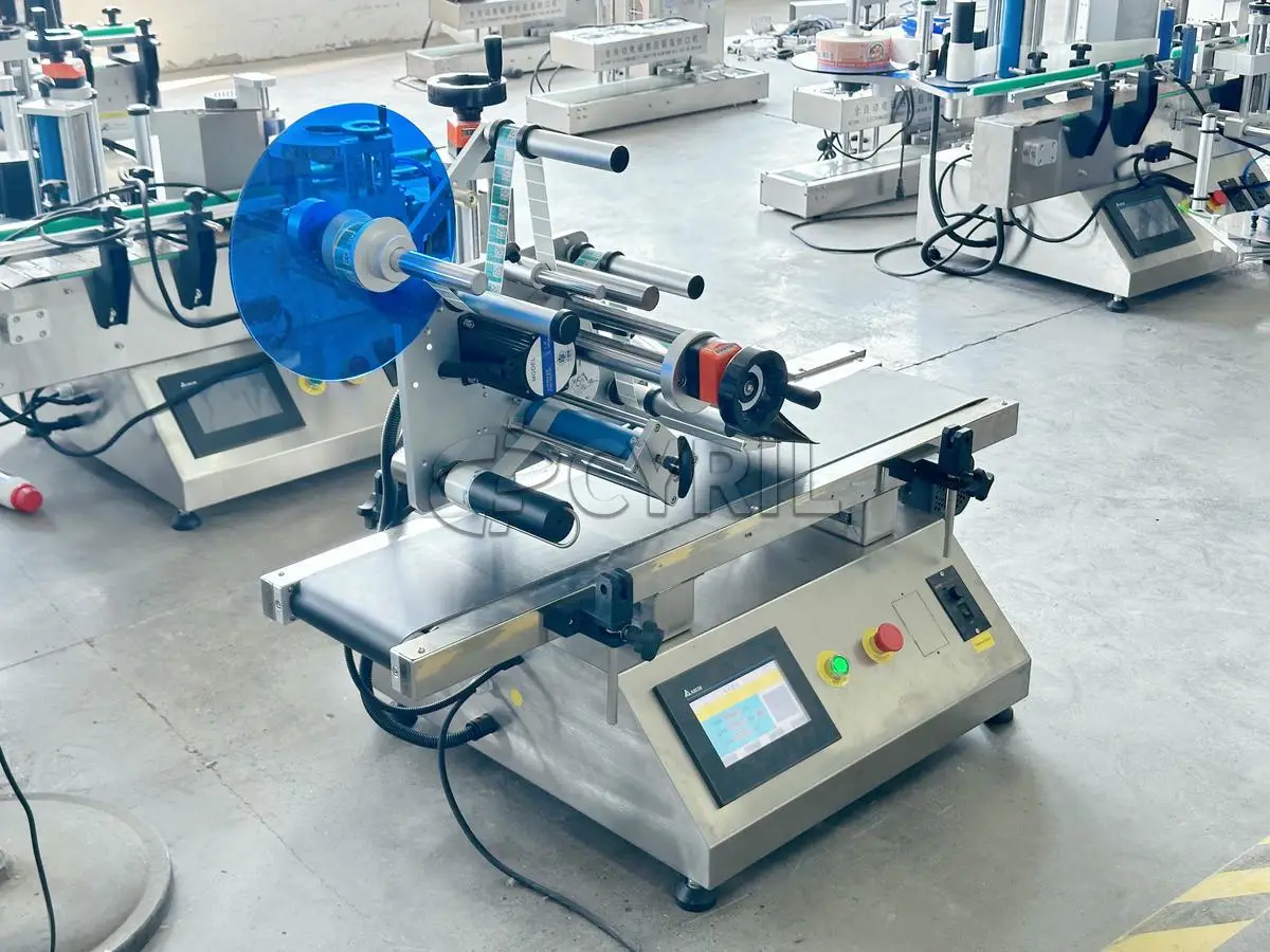 Automatic Feeder Label Applicator Sticker Flat Bag Mylar Pouch Desktop ...