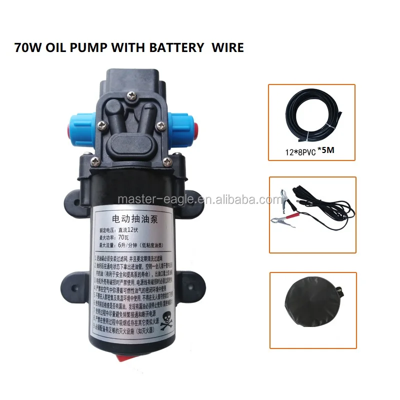 High Pressure Dc 12v 24 Volt Mini Water Oil Diesel Fuel Mirco Electric ...