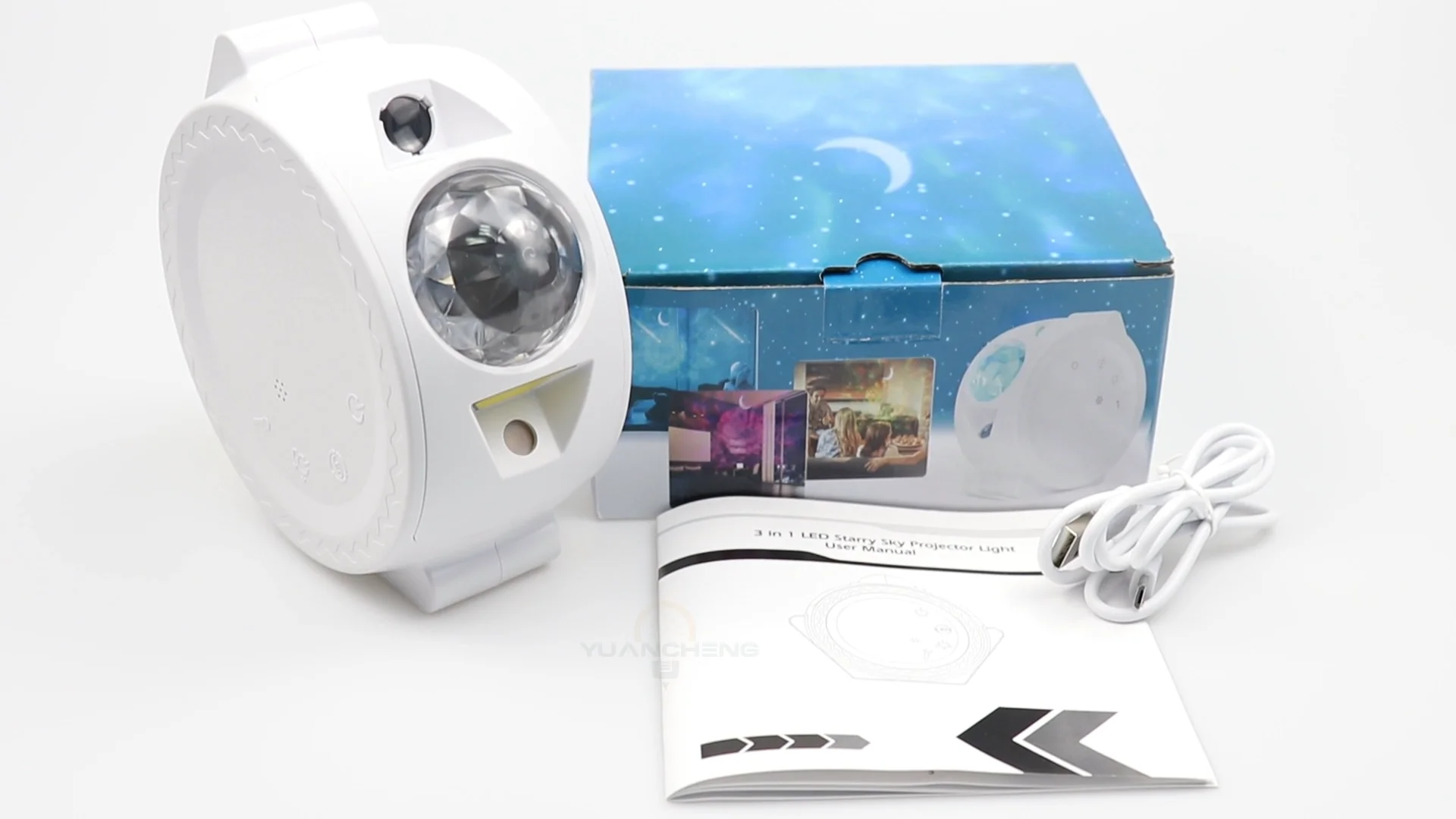6 Colors Galaxy Light Projector,Usb Changing Led Star Light Projector ...