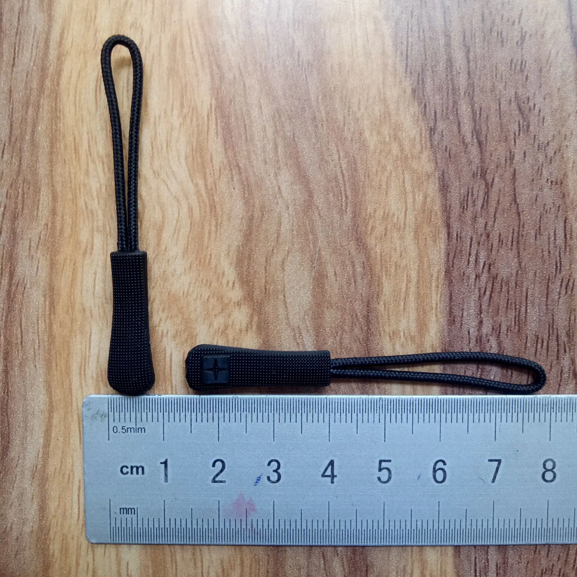 Popular Design String Cord Colorful Bag Zip Slider Pvc Silicone Rubber ...