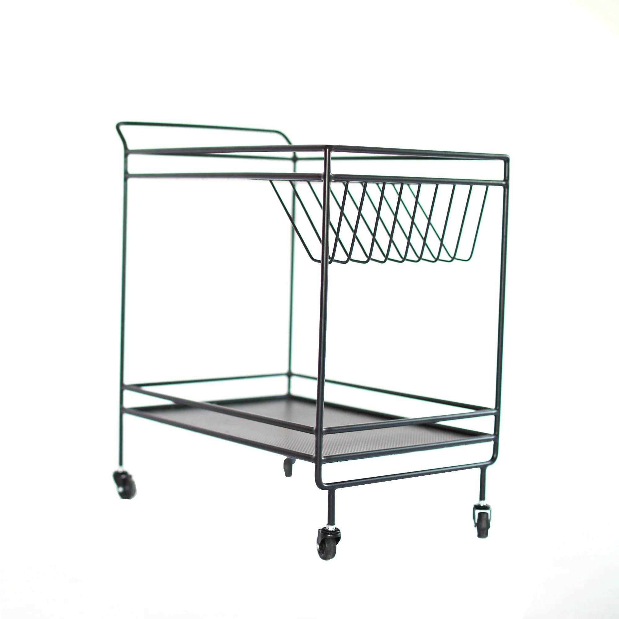 Wholesale Portable Utility Movable Rolling Cart Trolley Bar Rack ...