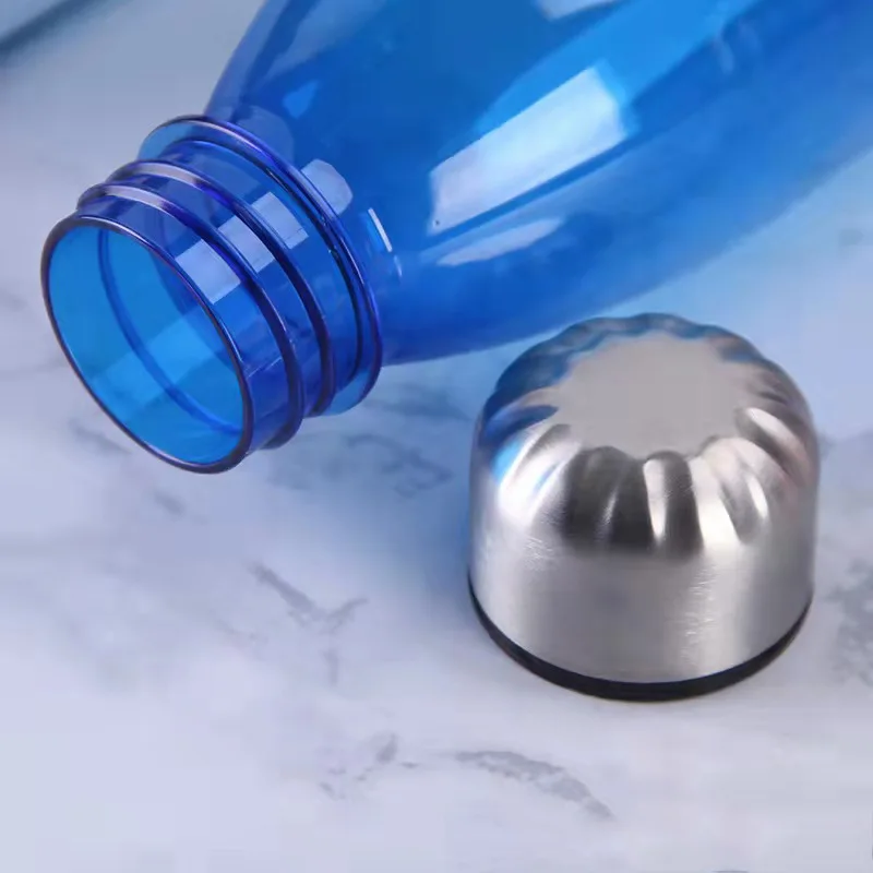 Tritan Plastic Water Bottle with Custom Logo Gym Waterfles 350 500 700 Ml Botella De Agua Water ...