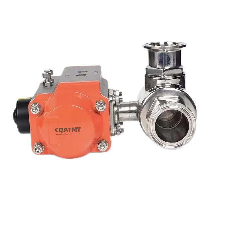 CQATMT Sanitary Chuck Quick Connect Ball Valve SS304