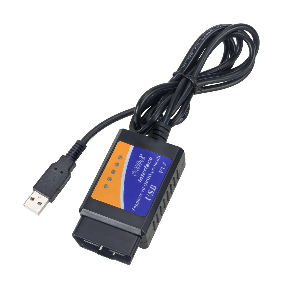 Ce/rohs Certificate!! Obd 2 Scan Tool V1.5 Usb Cable 16 Pin Interface ...