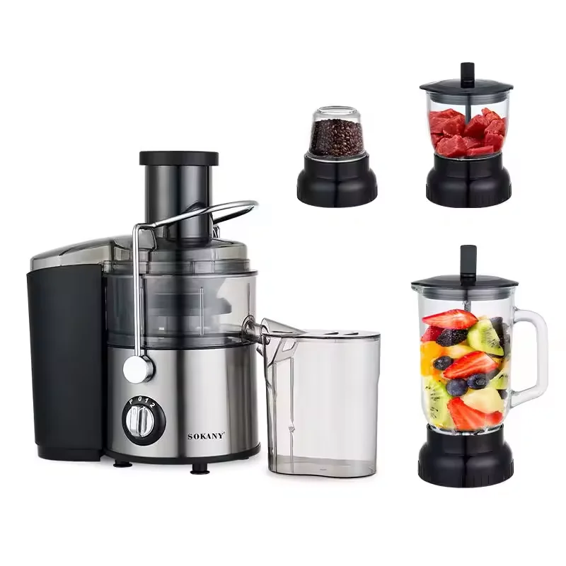 Sokany 4 in 1 Slow Juicer - Efficient & Versatile Extractor