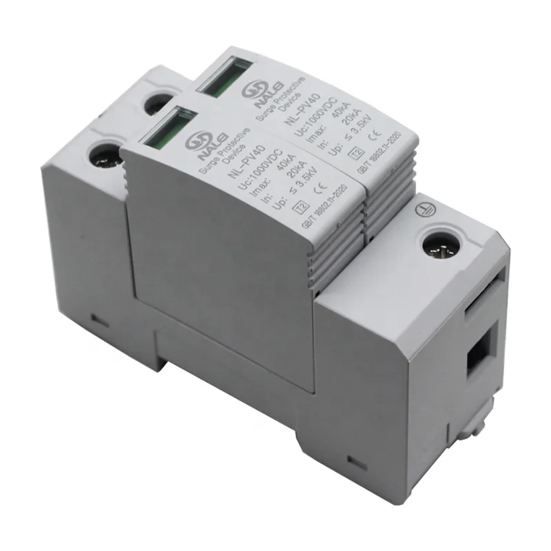 Spd Lightning Arrester Of Pv Combiner Box Pv40 20ka~40ka 1000v Dc Surge ...