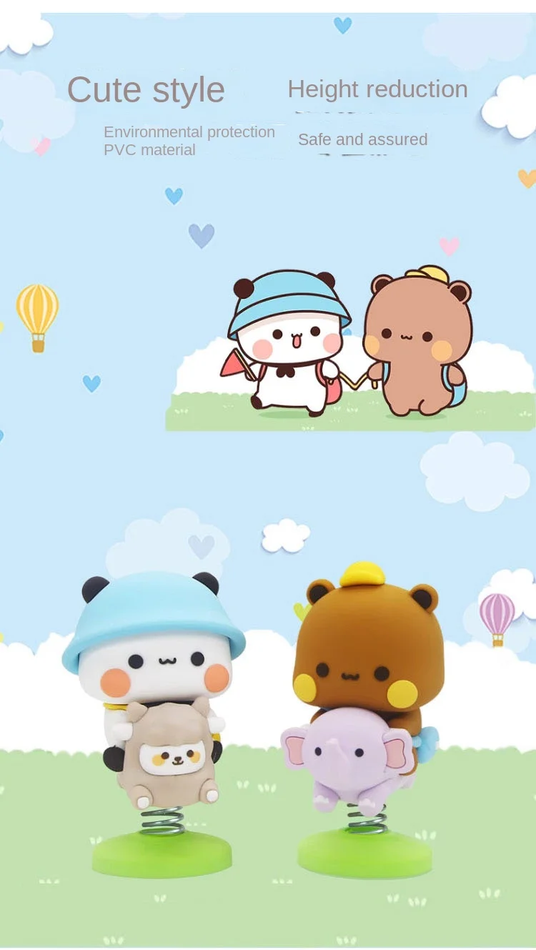 One Two Cute Cartoon PVC Blind Box Dolls for Desktop Decor