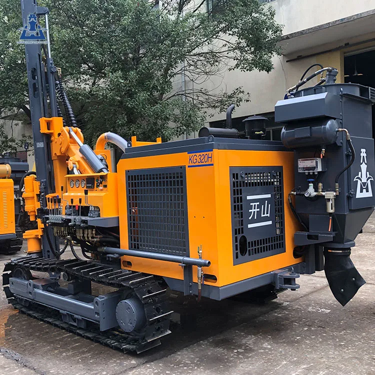 Chinese Kaishan Dust Collection Portable Auger Dth Drilling Rig In ...