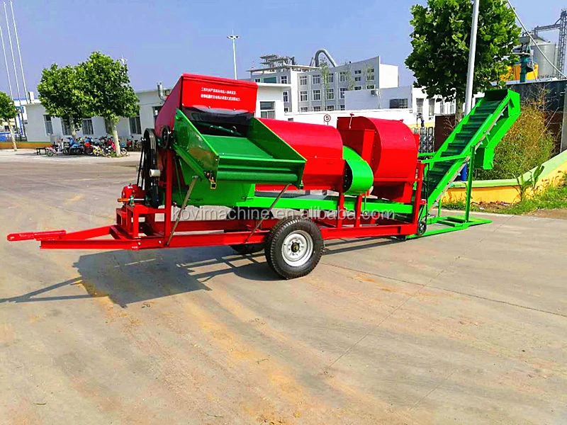 Mini Peanut Combine Harvester Machine With Tractor Peanut Harvesting ...