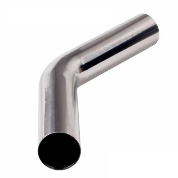3" Inch 45 Degree 90 Degree Bend T-304 Stainless Steel Exhaust Tube ...