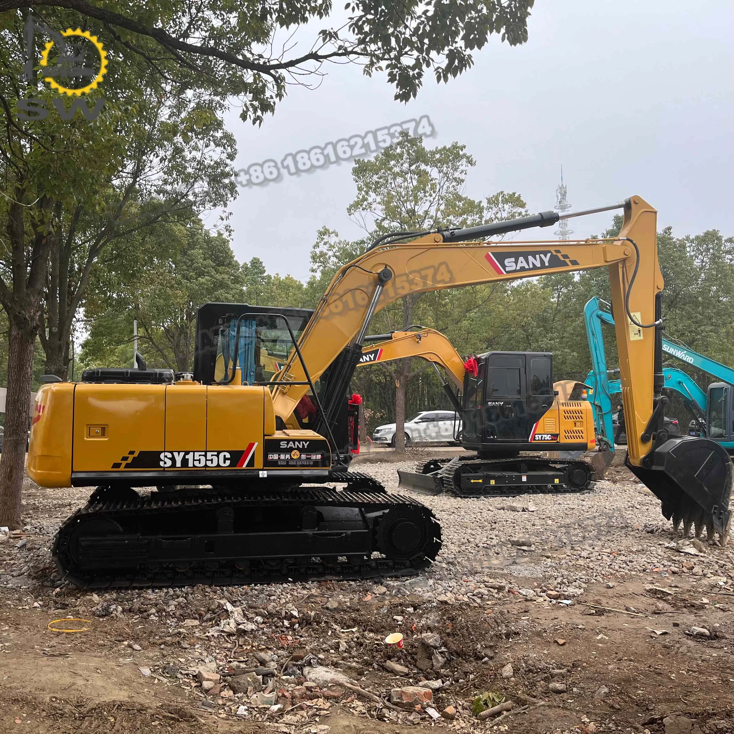 Sany Sy155 Pro Excavator,Used Sany Sy155c-9 Sy155-8 Sy155w Sy135 Sy115 ...