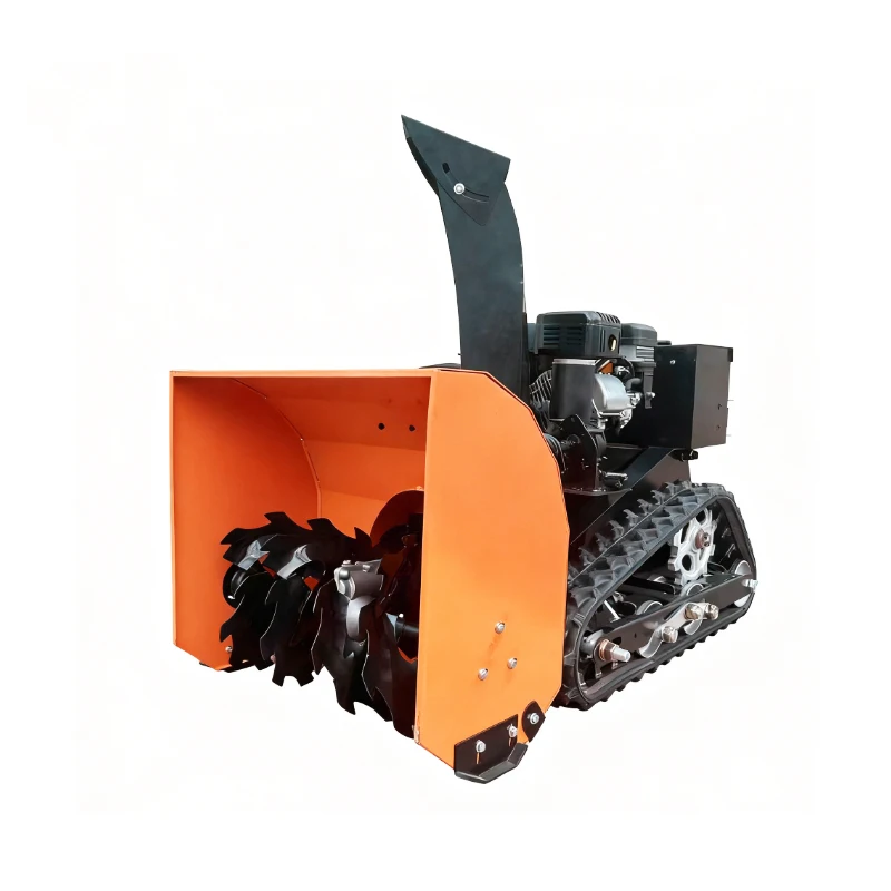 Industrial Radio Controlled Snow Blower Robot Remote Control Gasoline ...