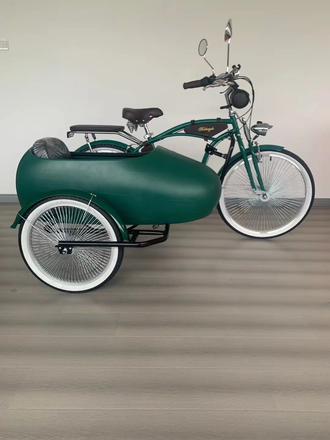 Electric Bicycle Bucket - Durable Side Three-Wheel Solution