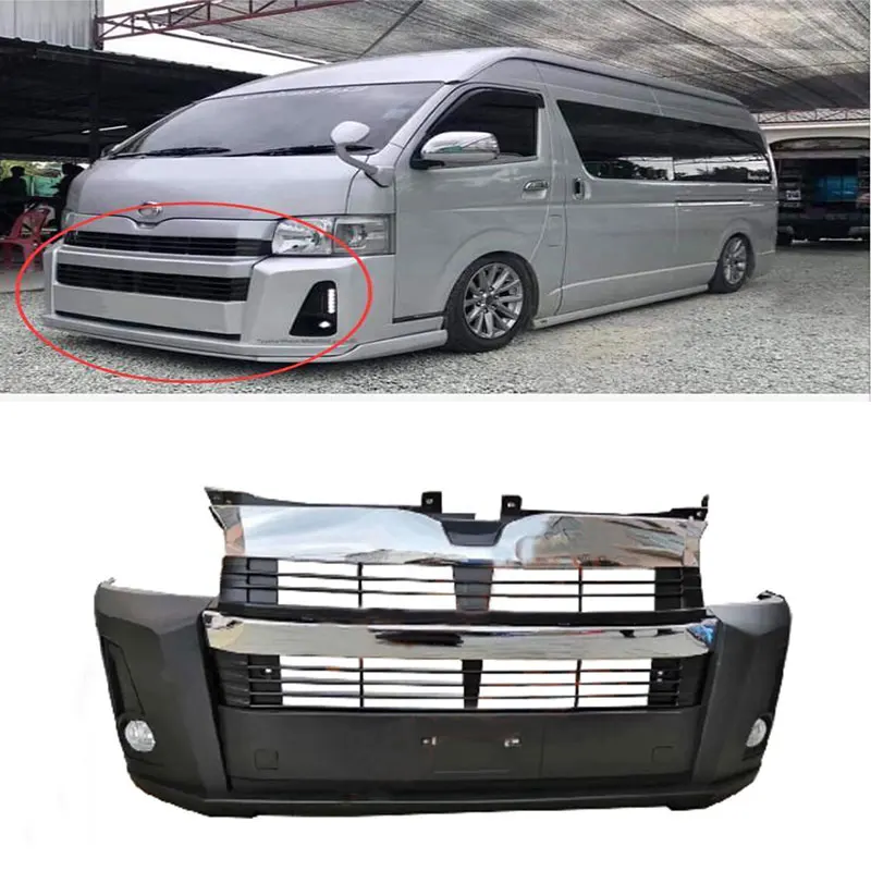 Auto Car Front Bumper Grille Wide Face Lift Conversion Body Kit For ...