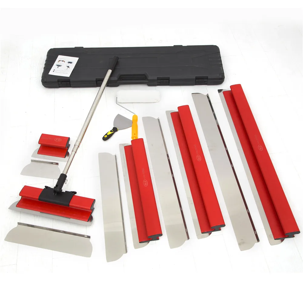 5 Sizes Of Large Pvc Putty Scraper Sets - Buy Drywall Skimming Blade ...