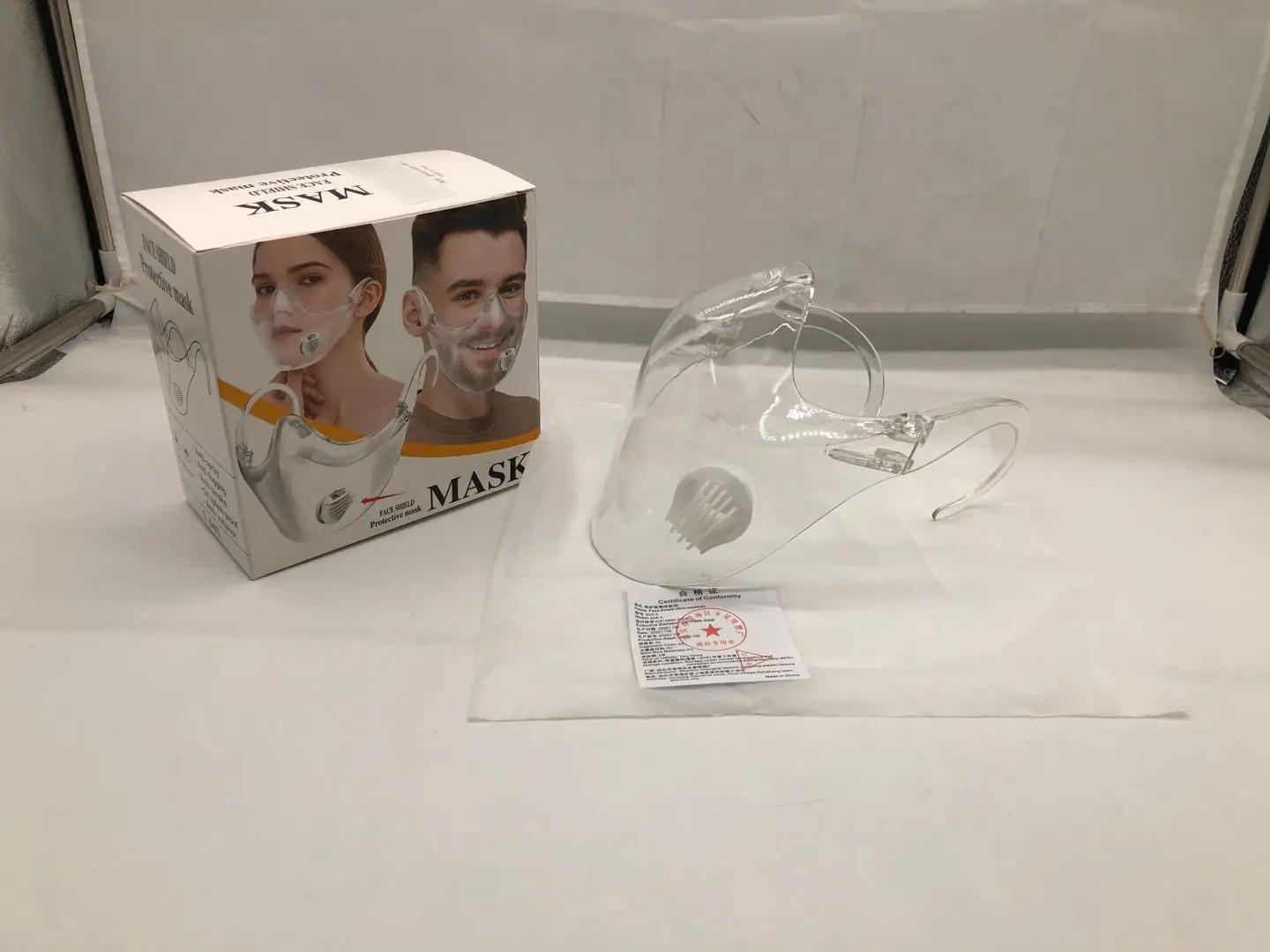 Transparent Clear Plastic Face Cover Hygiene Anti Fog Covering - Buy ...