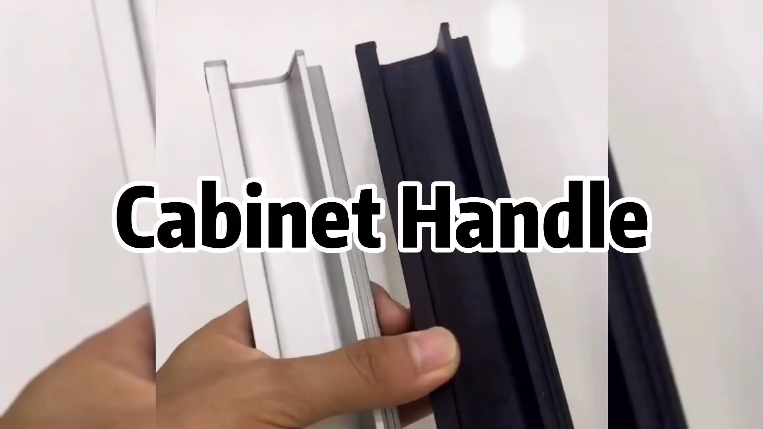 Toco Profile Cabinet Handles Aluminum Edge Black Aluminium Kitchen ...