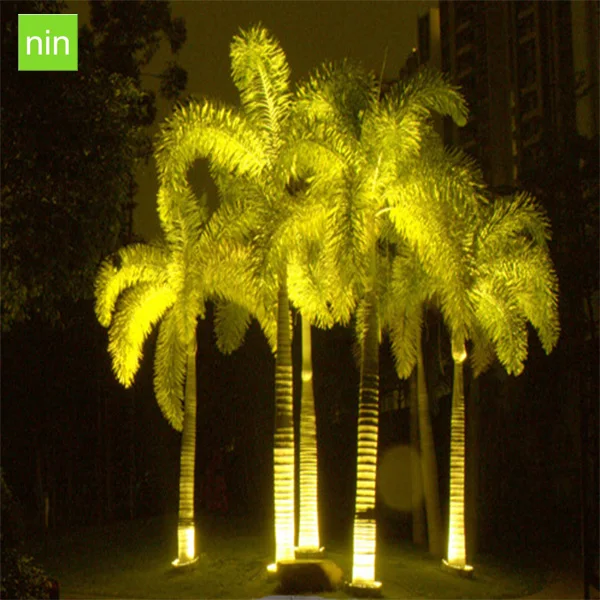 Coconut Hug Tree Lights Palm Landscape Lamp 12w 24w 48w Spotlight ...