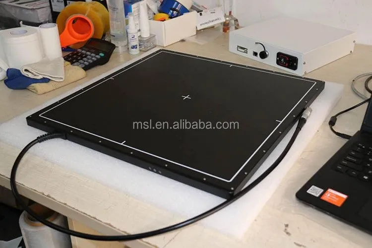 Cheaper Price Flat Panel Detector Digital Radiography 17*17 Wired Flat ...