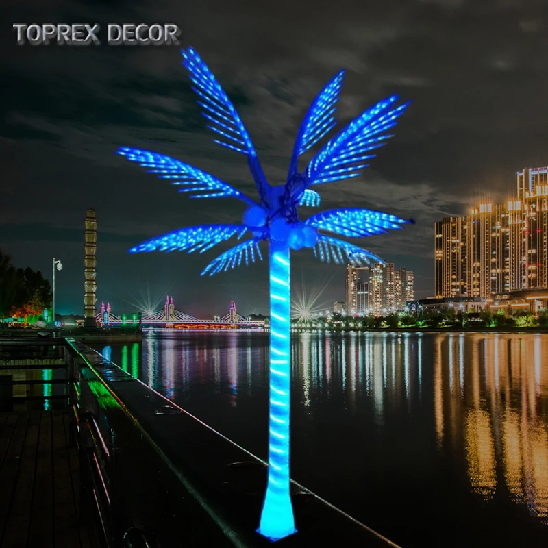 Toprex LED Coconut Palm Tree Lights for Christmas Decor