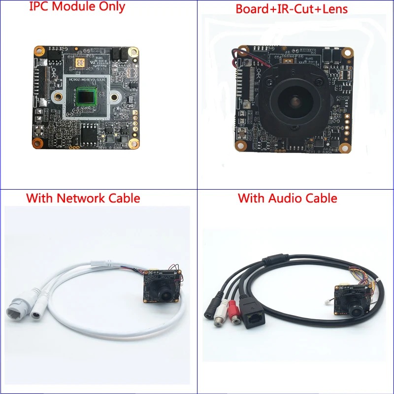 5mp Ip 카메라 저조도 Hd 네트워크 카메라 모듈 Hisilicon 3516ev300 + Sony Imx 335 Cmos ...