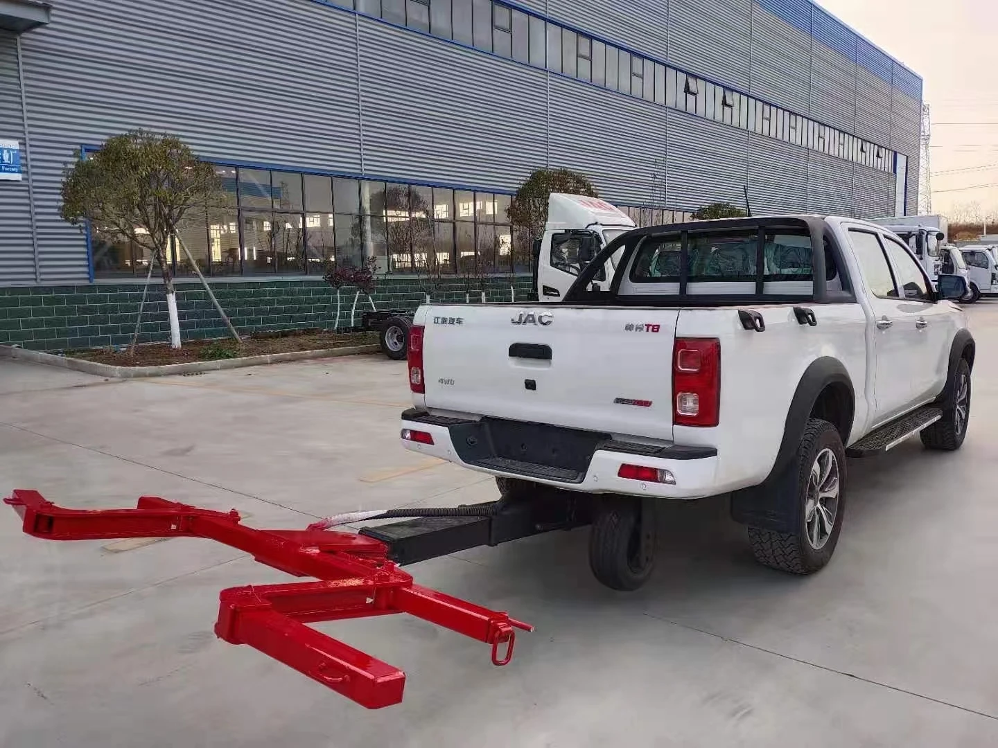 4x4 JAC Pickup Flatbed Rotator Tow Truck - Wrecker Hydraulic Winch