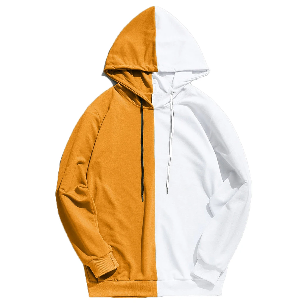 Long Sleeved Hoodie Double Color Fashion Casual Men's Hoodies - Buy ...