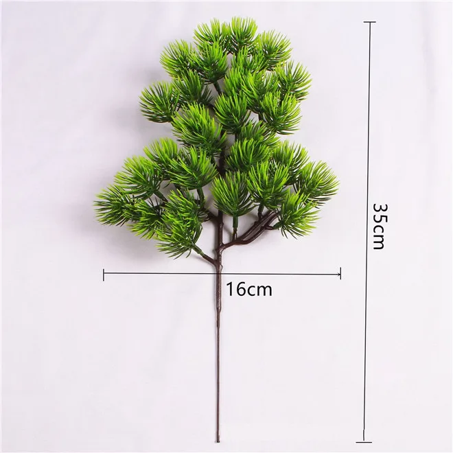 D3088 Wholesale Artificial Plastic Pine Tree Branches for Outdoor ...