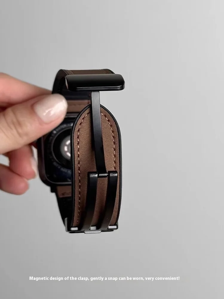 Luxury Crazy Horse Leather Strap for Apple IWatch & Huawei Watch ...