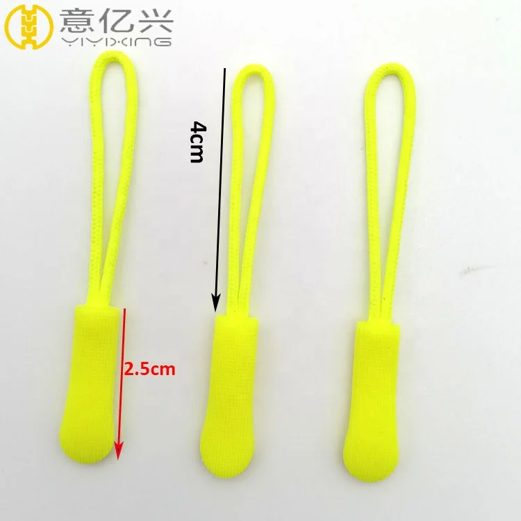 Custom Soft Rubber Embossed PVC Zipper Pullers for Bags