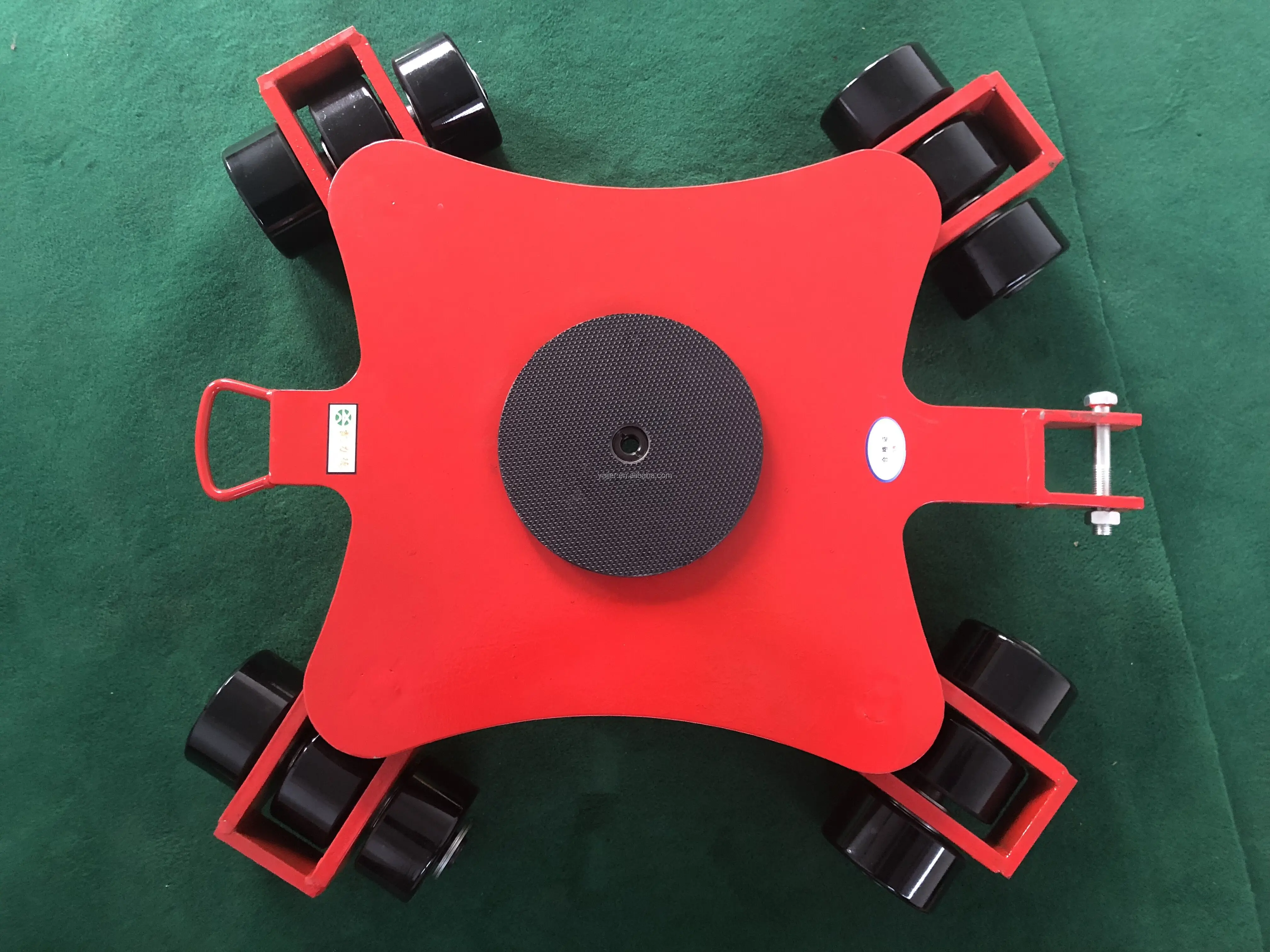 Handling Equipment Moving Skates CRA 8 Ton Machine Cargo Trolley