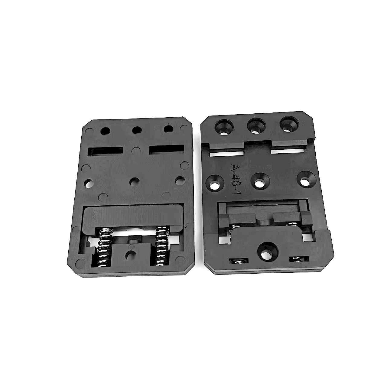 Din Rail Enclosure Plastic Din Standard Spring Loaded Rail Mounting ...