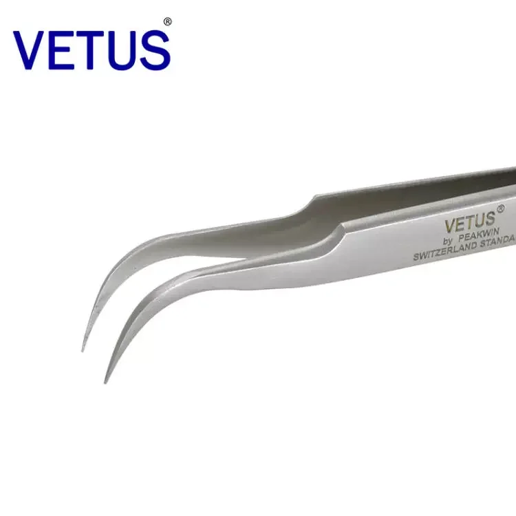 7-SA Vetus Curved Tweezers - Precision for Computer Repair