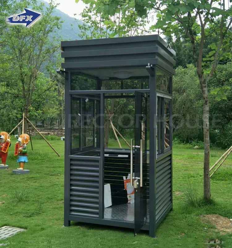 Low Cost Outdoor Insulated Prefabricated Portable Guard House Security ...