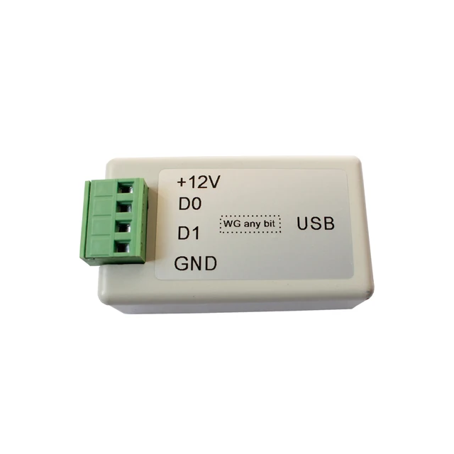 Wiegand26/34/37/48/66 Format Tester - USB Converter for Access Control