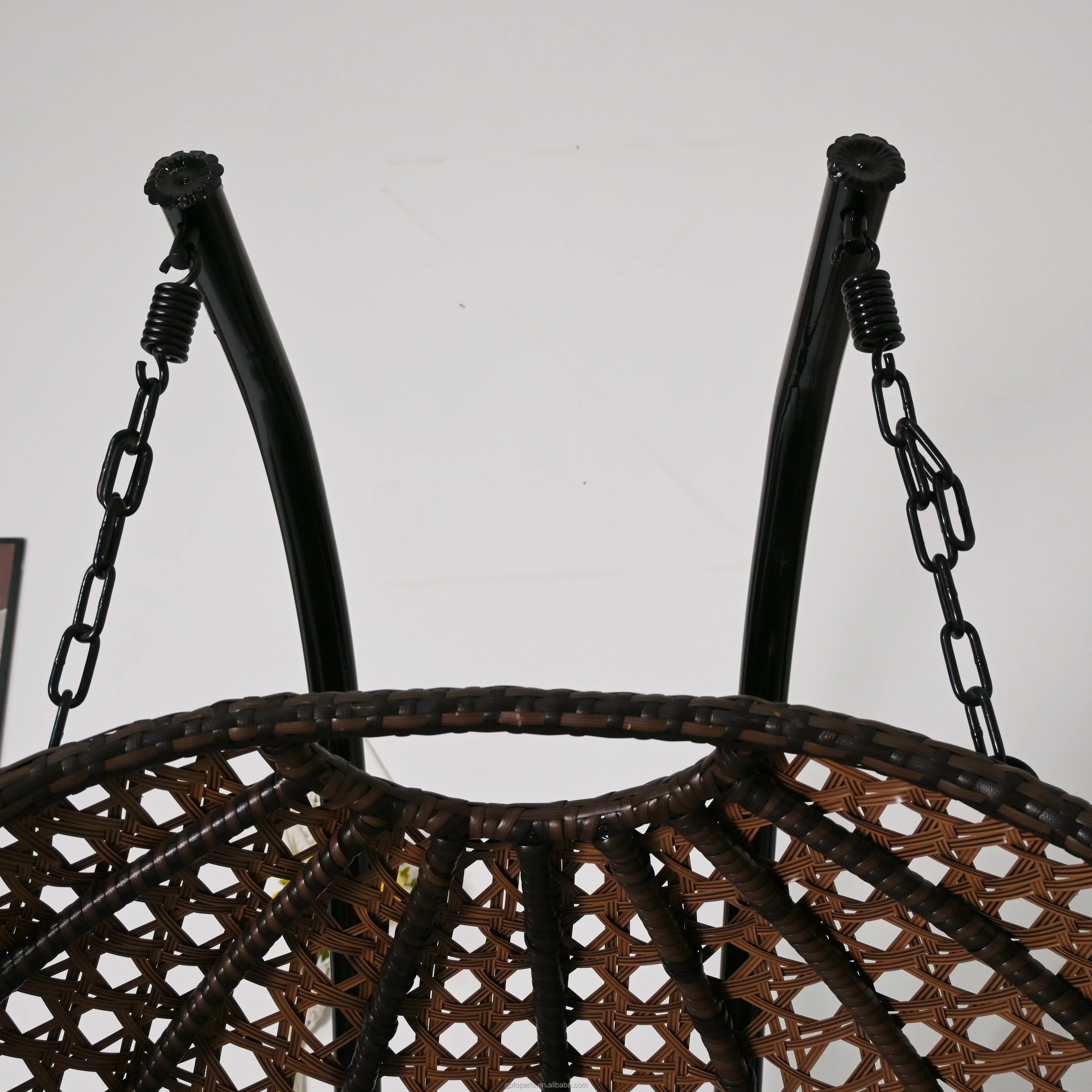 Double Patio Swings 2 Seat Luxury Rattan Hanging Egg Chair Garden Patio ...