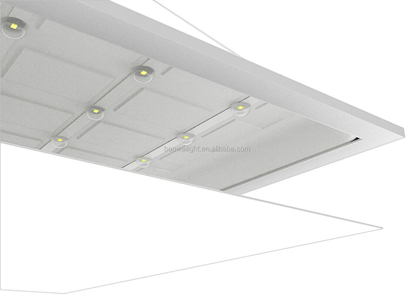 Long Lifespan Recessed Mounted Backlit Square Led Panels 36w 40w 60 ...