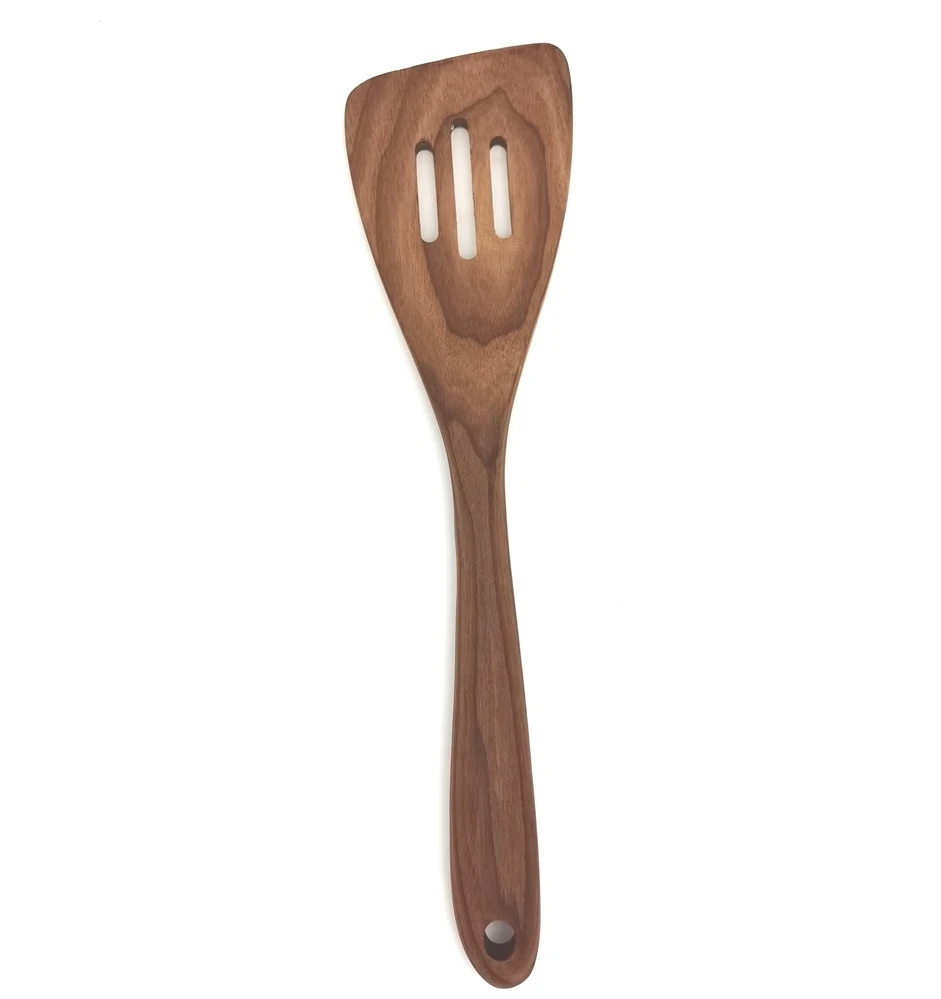 Direct From Factory Excellent Olive Wood Cookware Slotted Turner Spoon ...