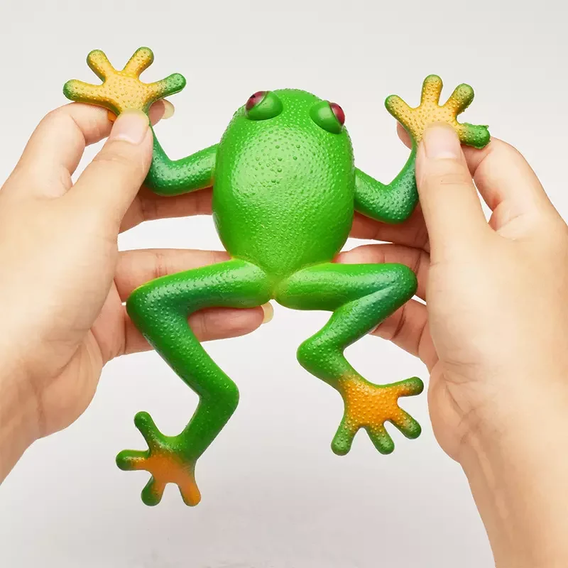 Simulation TPR Squeeze Soft Stretchy Frog Rubber Stress Fidget Toys