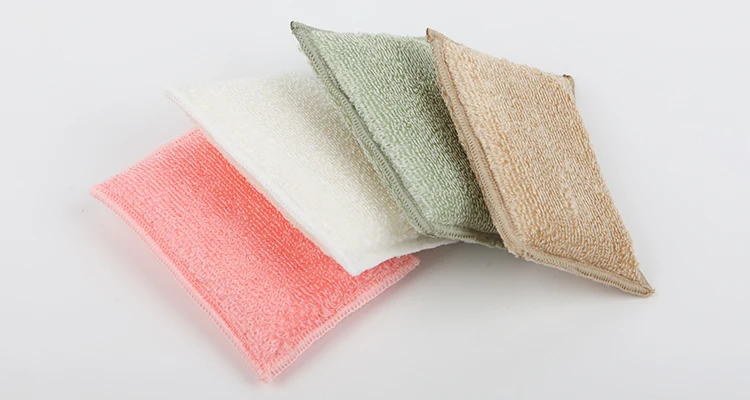 Bamboo Fiber Kitchen Dish Cleaning Sponge Scrubber - Buy Bamboo Dish ...