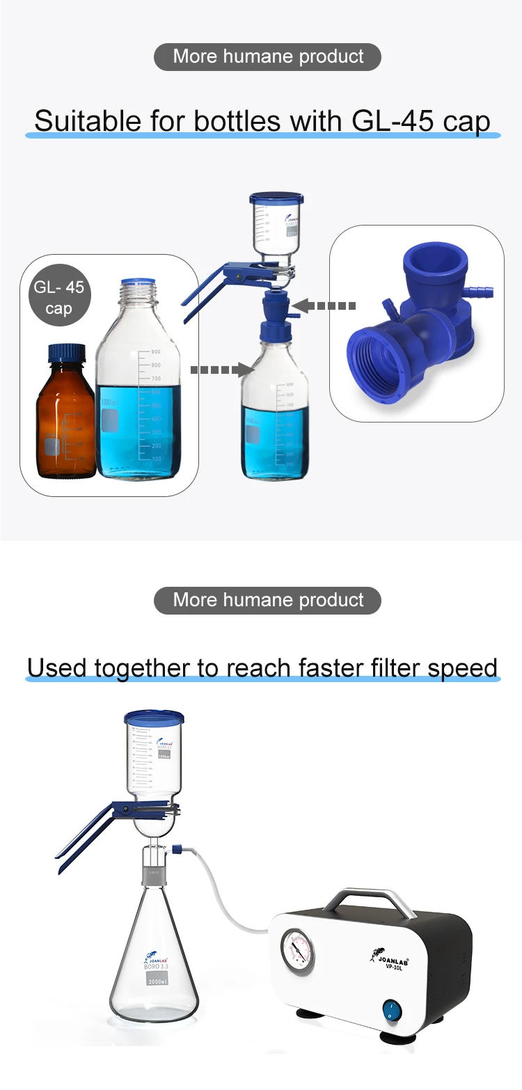 AKM LAB Vacuum Filtration Apparatus - Micro Filtration Membrane of Glass