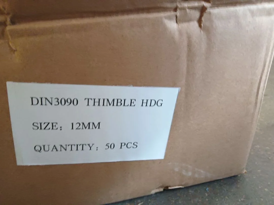 Din3090 Hot Dip Galvanized Thimble For Wire Rope - Buy Din6899 A ...