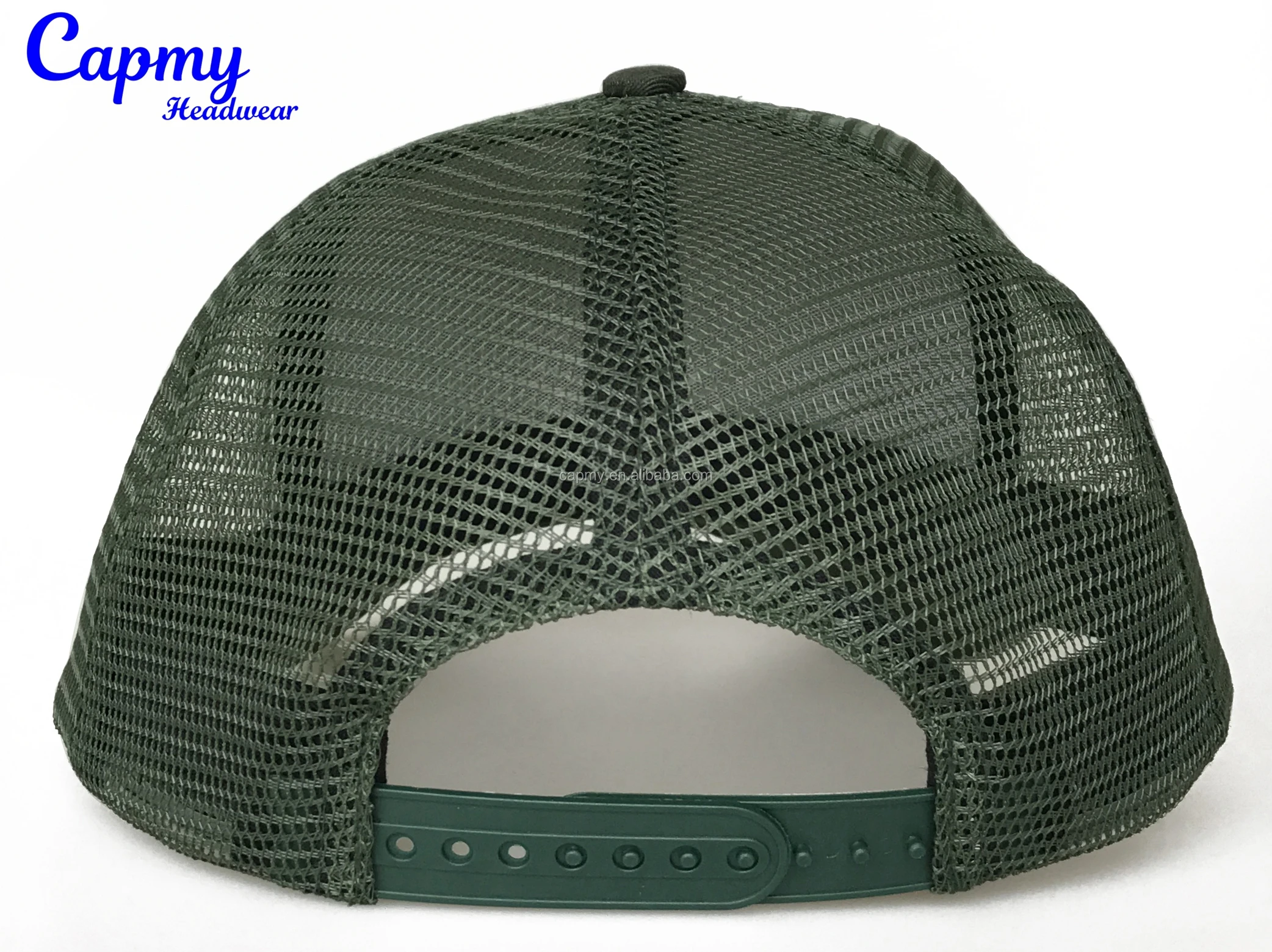 Custom A Frame Lskd Olive Green 5 Panel Mesh A Frame Hats Caps ...