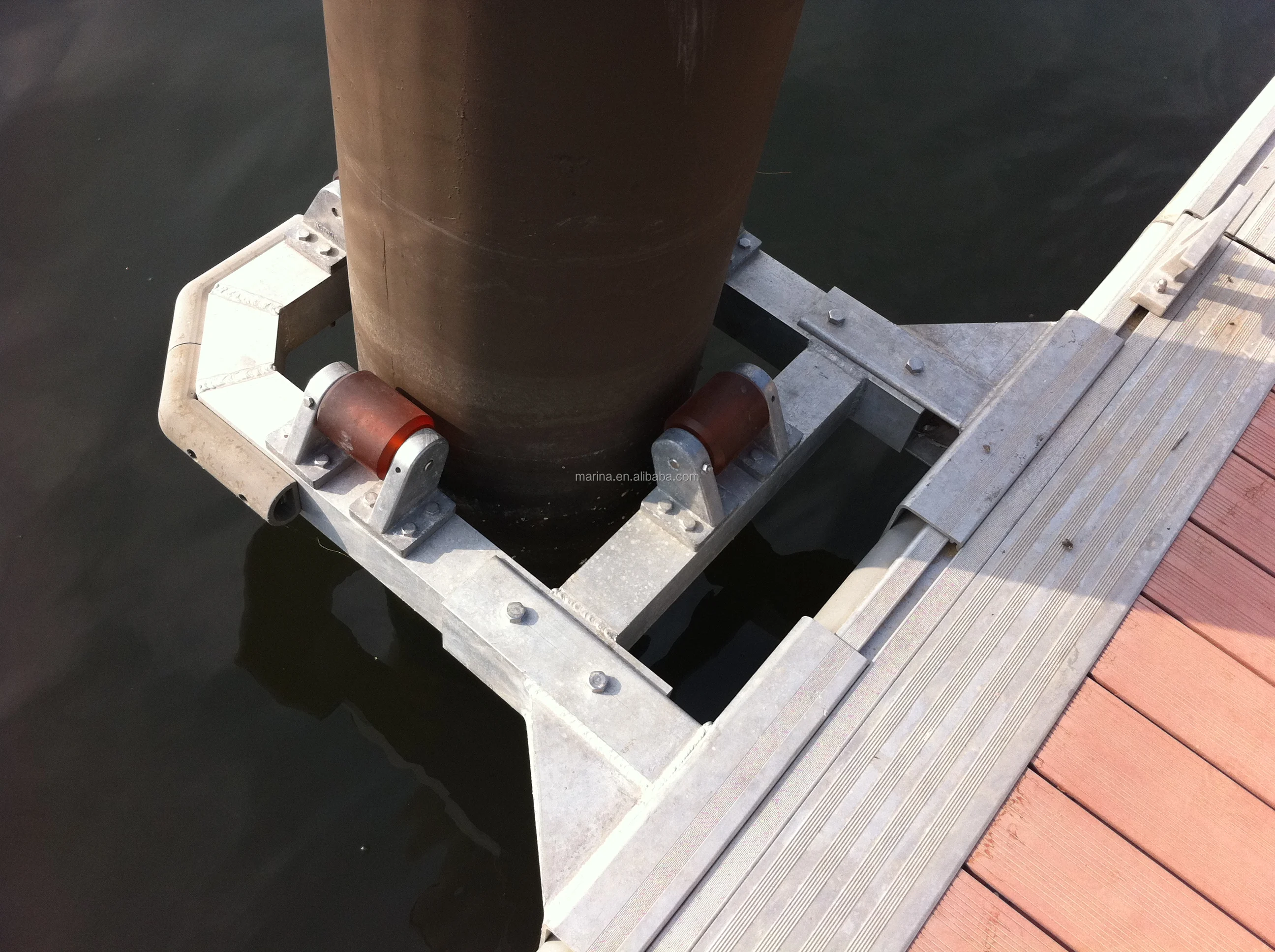 High Quality Floating Dock Pile Holder Peg Holder Aluminum Pile Guide ...