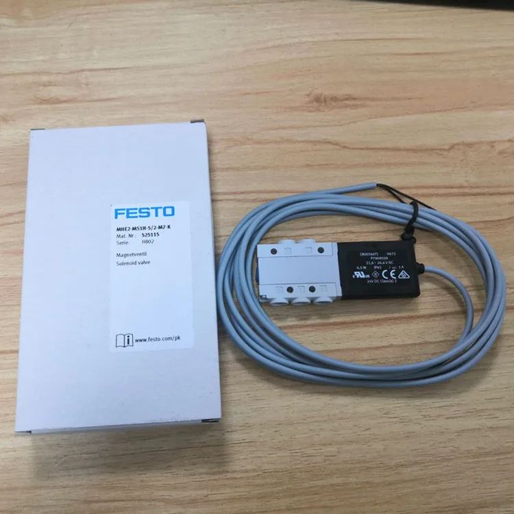 Festos 5 Way 2 Position Solenoid Valve Mhe2-ms1h-5/2-m7-k 525115 - Buy ...